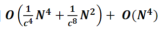 Solved O(c41N4+c81N2)+O(N4) | Chegg.com