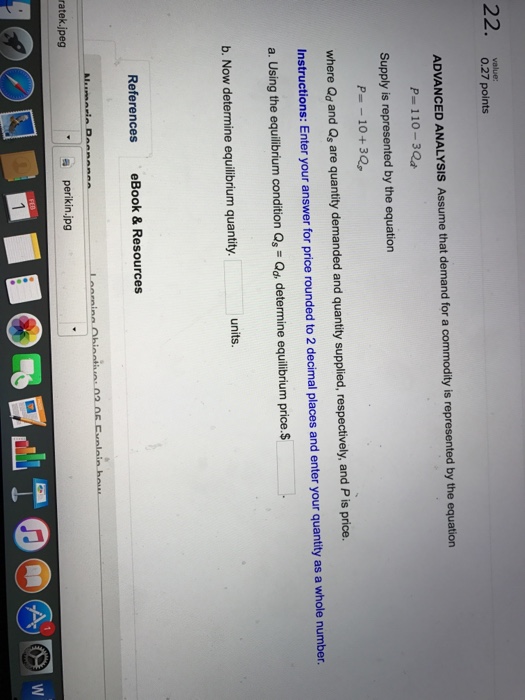 Solved Assume that demand for a commodity is represented by | Chegg.com