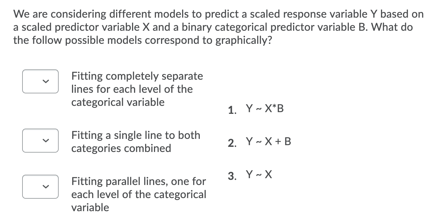 Solved We Are Considering Different Models To Predict A