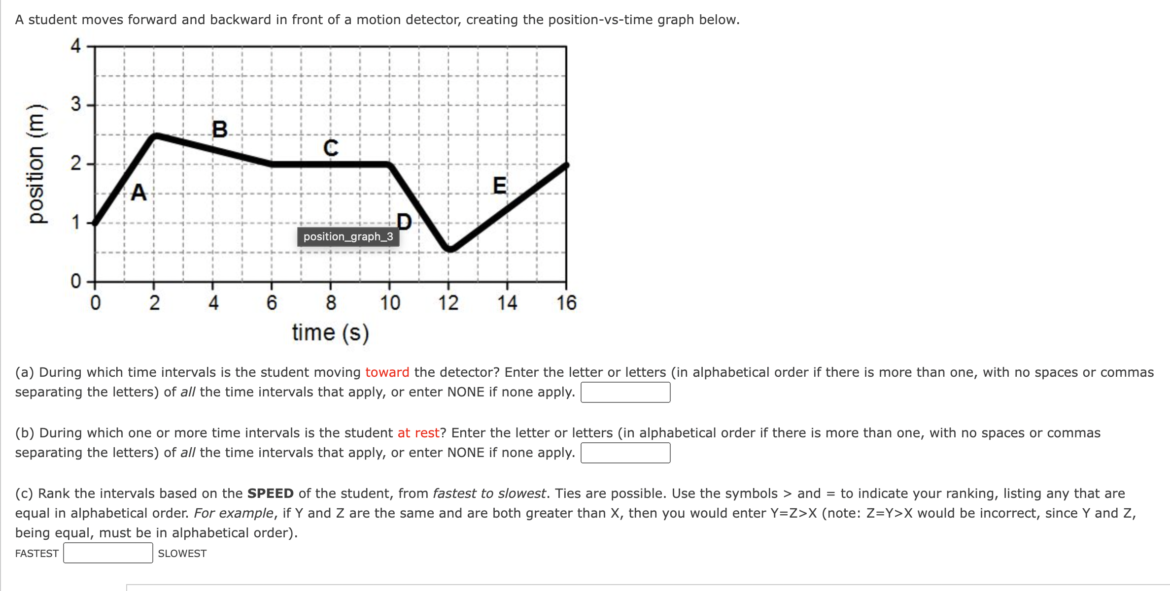 Solved A student moves forward and backward in front of a | Chegg.com