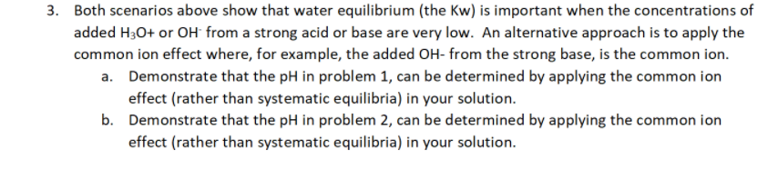 1 Using A Systematic Equilibrium Approach Determine