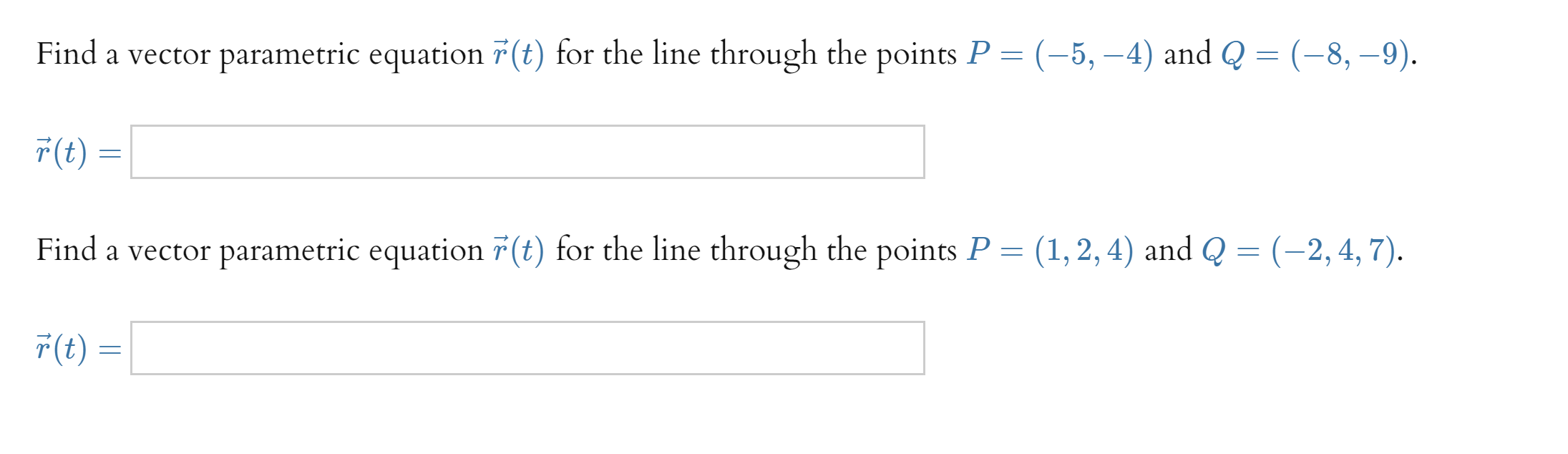 Solved Find a vector parametrization of the circle of radius | Chegg.com
