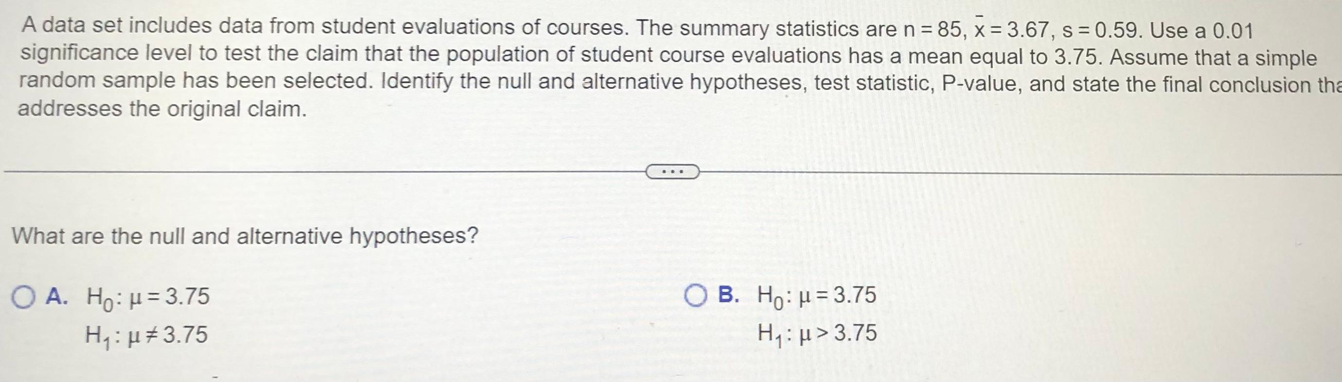 Solved * Determine test statistic and round to two decimal | Chegg.com