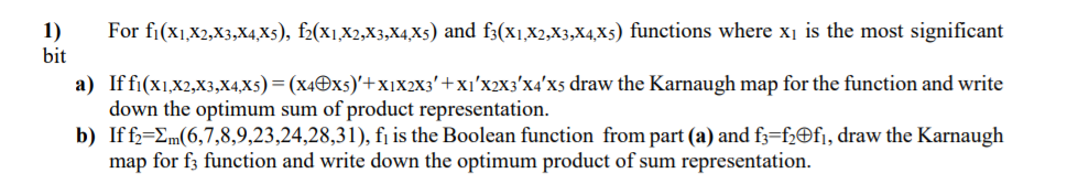 Solved For f1(x1,x2,x3,x4,x5), f2(x1,x2,x3,x4,x5) | Chegg.com