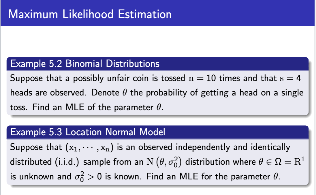 Solved Maximum Likelihood Estimation Example 5.2 Binomial | Chegg.com