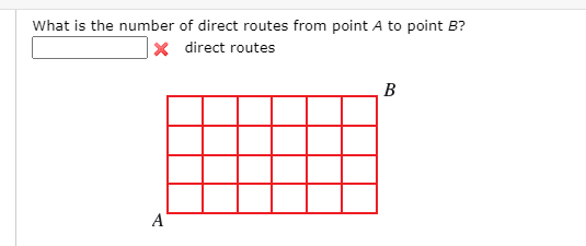 Solved What is the number of direct routes from point A to | Chegg.com