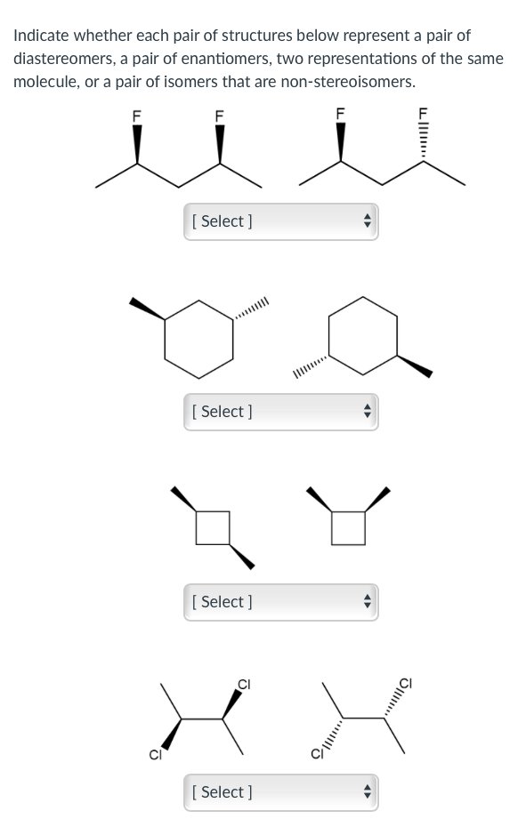 Solved Indicate whether each pair of structures below | Chegg.com