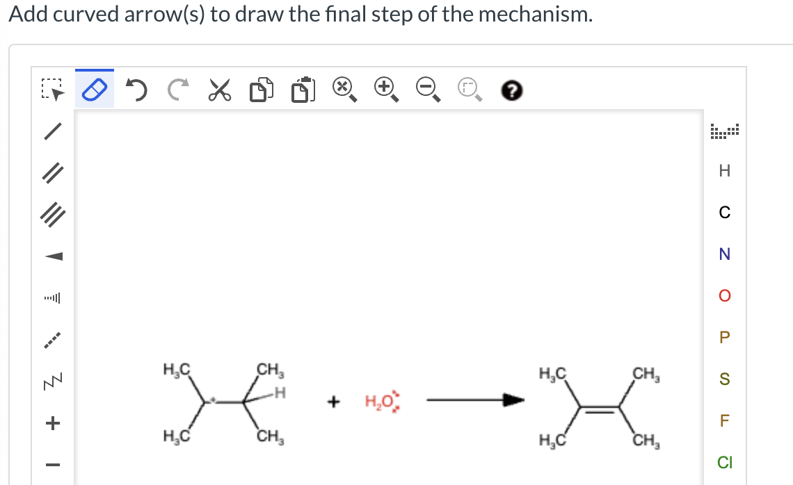 Solved Add curved arrow(s) ﻿to draw the final step of the | Chegg.com