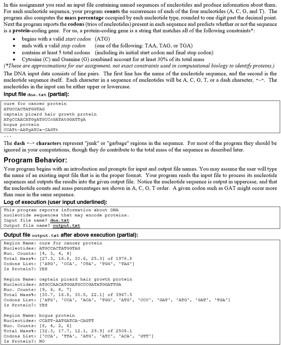 Solved Python Programming Language Assignment Focuses Lists File Text Processing Turn File