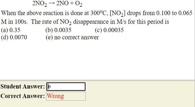 Solved 2NO2→2NO+O2 When the above reaction is done at | Chegg.com