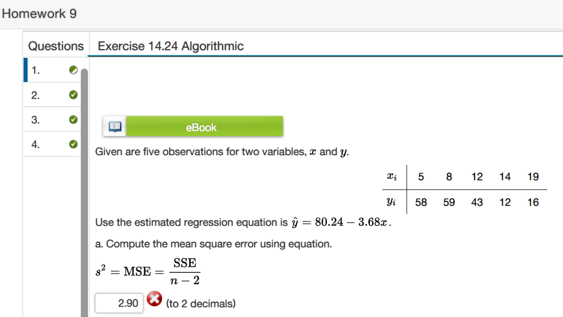 Solved Homework 9 Questions Exercise 14.24 Algorithmic 1. 2. | Chegg.com