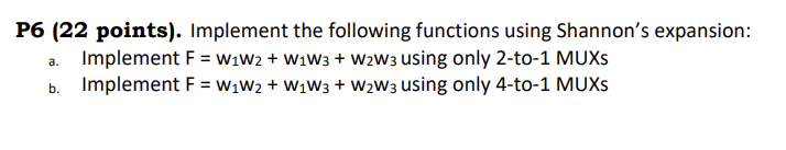 Solved P6 (22 points). Implement the following functions | Chegg.com