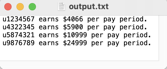 Solved Use OO inheritance. Use method overriding. Work with | Chegg.com