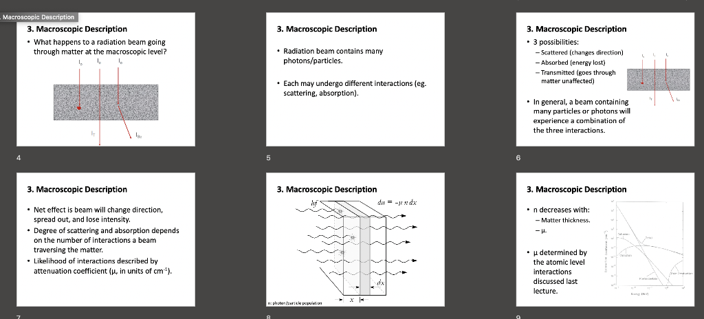 3. Macroscopic Description Macroscopic Description 3. | Chegg.com