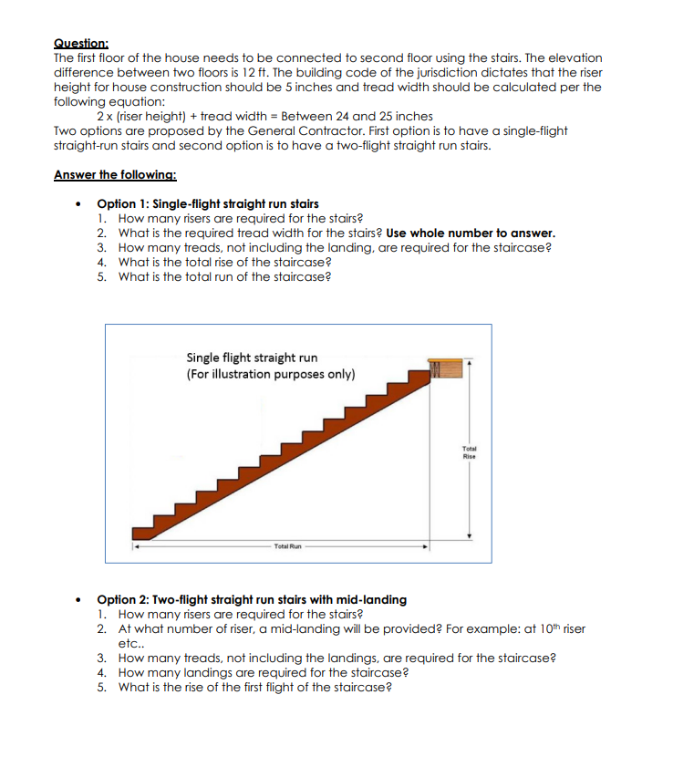 Solved Question: The first floor of the house needs to be | Chegg.com