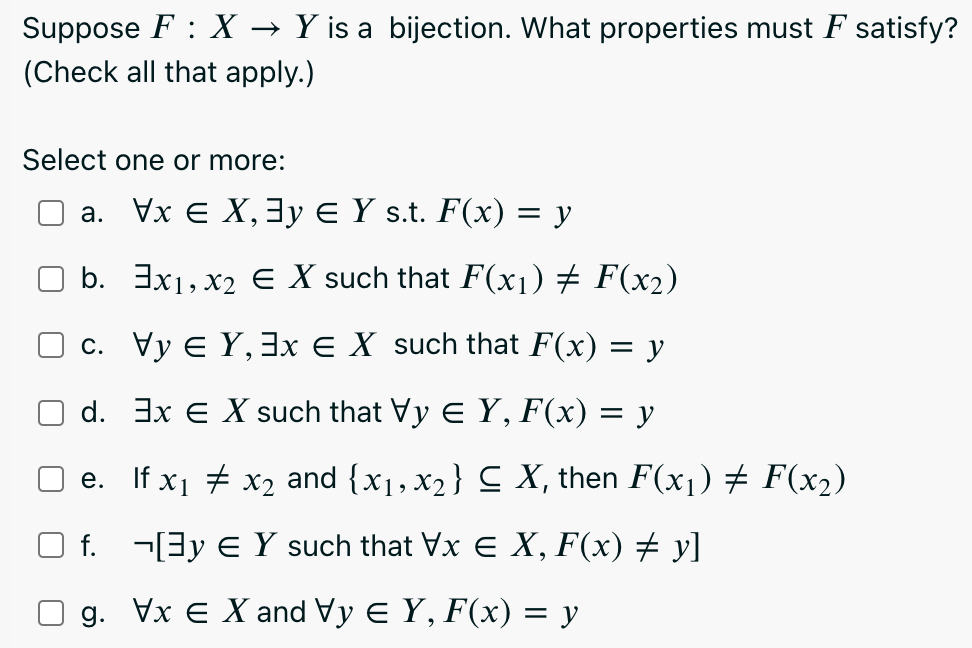 Solved Suppose you want to prove that function f : A + B is | Chegg.com