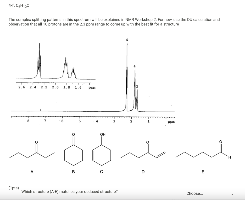Solved 4-e. C3H602 2 2.5 2.0 1.5 1.0 ppm 1 12 11 10 9 8 7 6 | Chegg.com