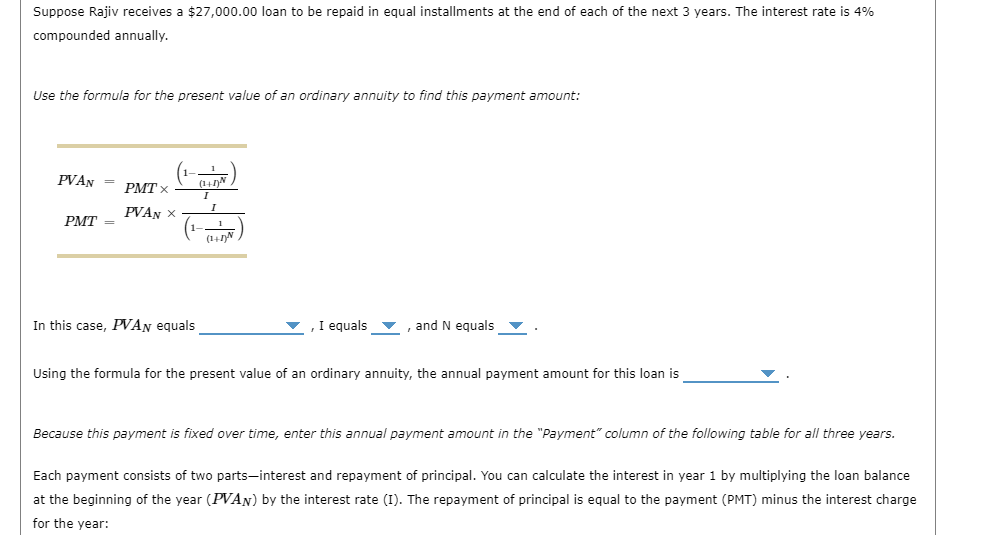 You can use the formula for the present value of an | Chegg.com