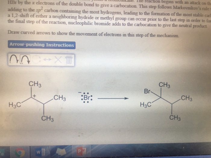 Solved СНа CH3 Br CH2 Her CH3 H3C Electrophilic addition of | Chegg.com