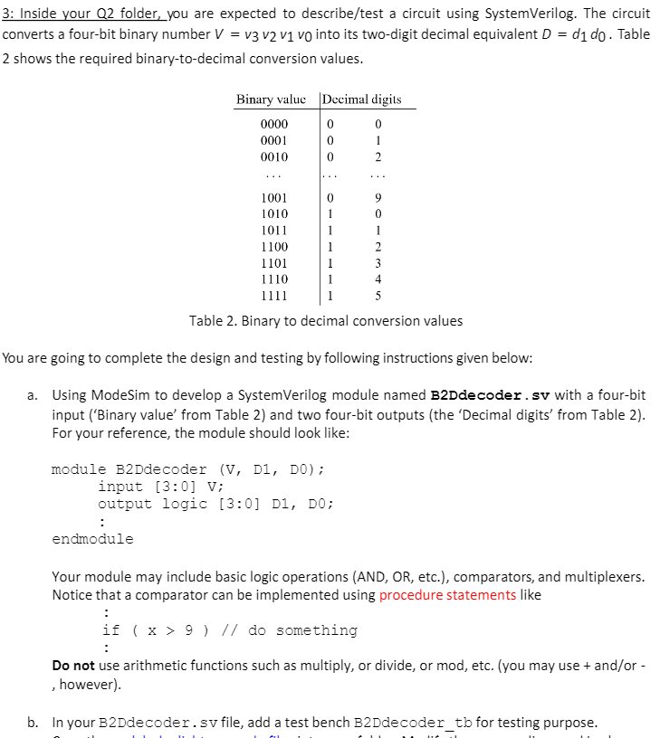 3: Inside your Q2 folder, you are expected to | Chegg.com