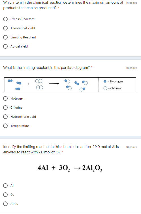 Solved 10 points Calculate the theoretical yield of NaCl if | Chegg.com
