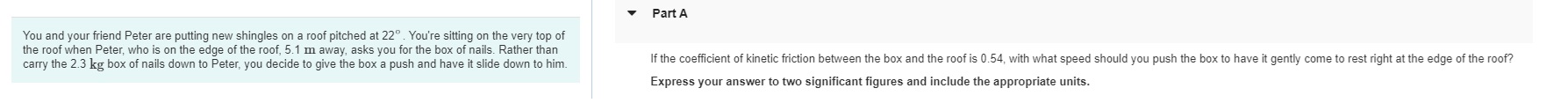 Solved Part AIf the coefficient of kinetic friction between | Chegg.com