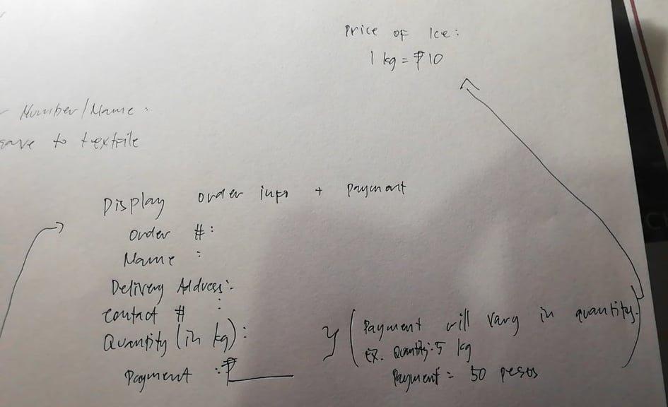 Solved Create an ice order system management in c++ program | Chegg.com