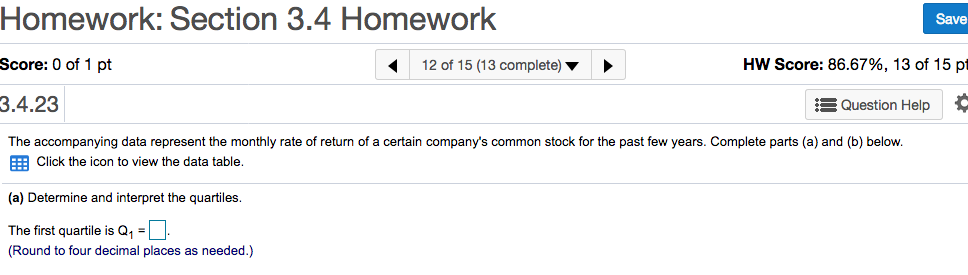 Solved Homework Section 3 4 Homework Save Score 0 Of 1 Pt