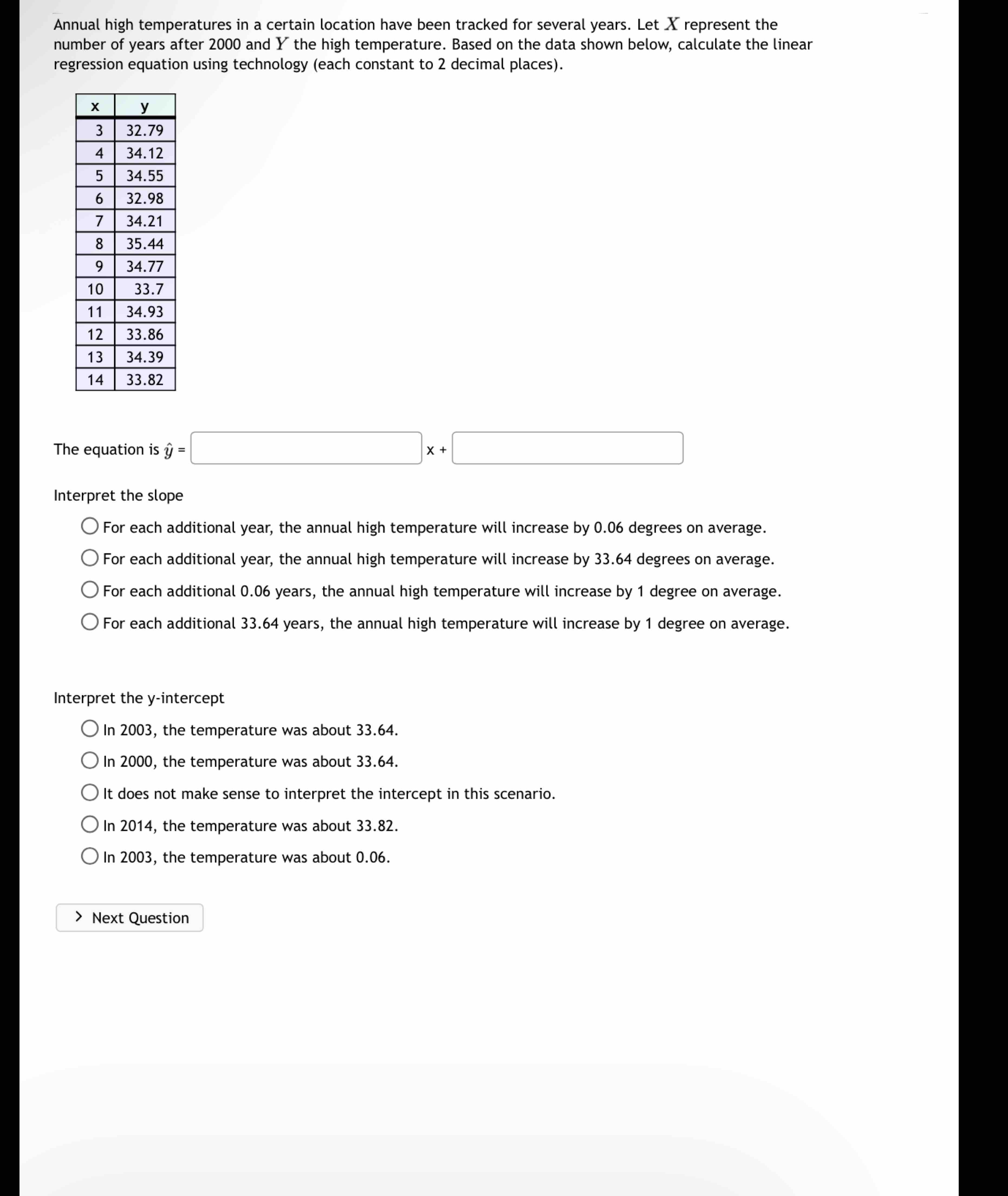Solved Annual high temperatures in a certain location have | Chegg.com