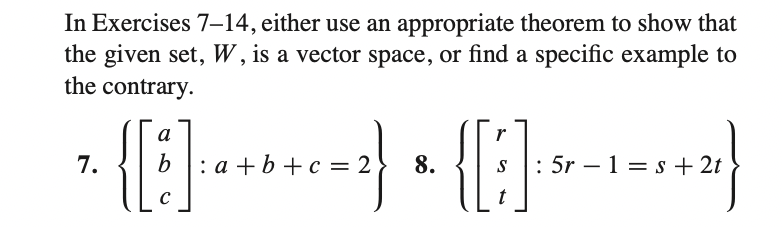 Solved In Exercises 7-14, either use an appropriate theorem | Chegg.com