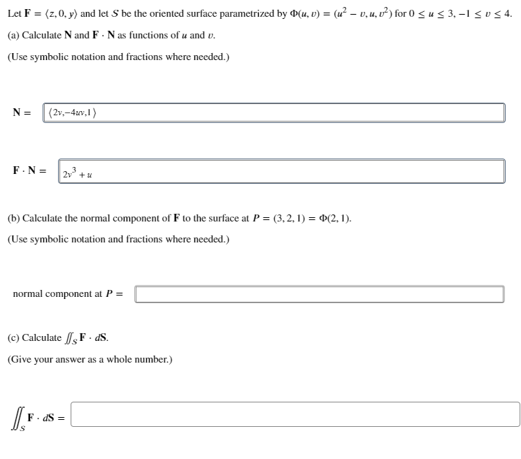 Solved Let F {z 0 Y And Let S Be The Oriented Surface