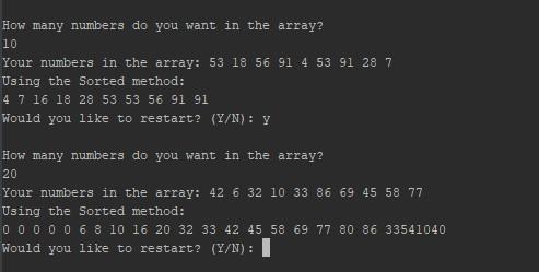 Solved I am working on this program, using arrays and | Chegg.com