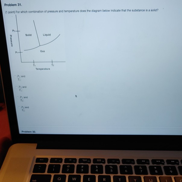 Solved Problem 31. (1 points for which combination of | Chegg.com