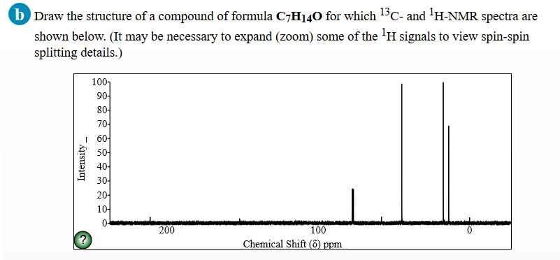 Draw the structure of a compound of formula C7H140 | Chegg.com