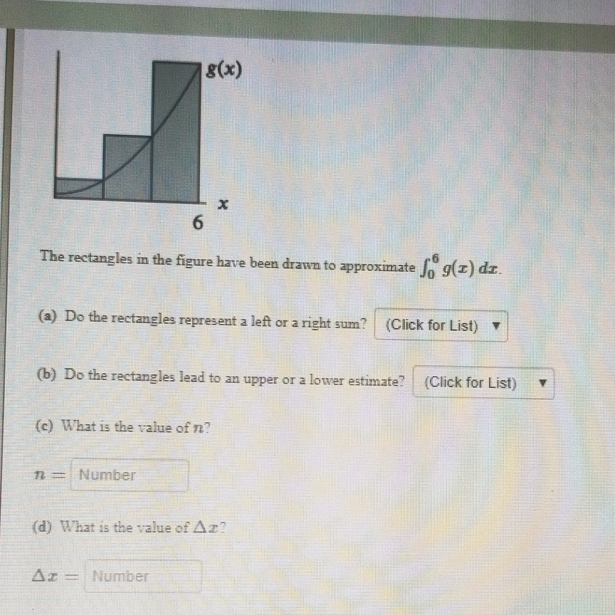 Solved Rectangles have been drawn to approximateg (a)dr. 18 | Chegg.com