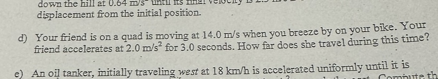 Solved Answer the question (d) in the image below. Show all | Chegg.com