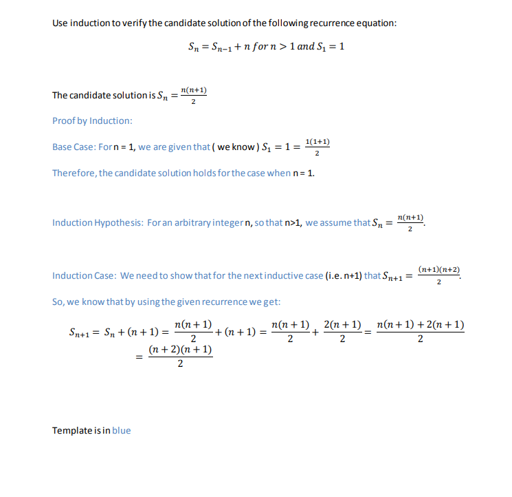 COMP 180 Induction Proof Exercises using Recursive | Chegg.com