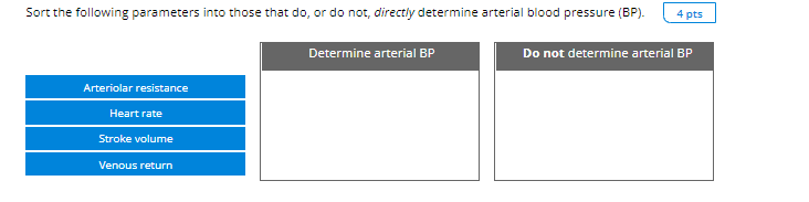 Solved Sort the following parameters into those that do, or | Chegg.com