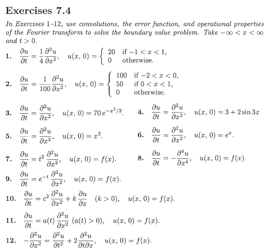 Solved Exercises 7.4In Exercises 1-12, use convolutions, | Chegg.com Solved Exercises 7.4In Exercises 1-12, use convolutions, | Chegg.com