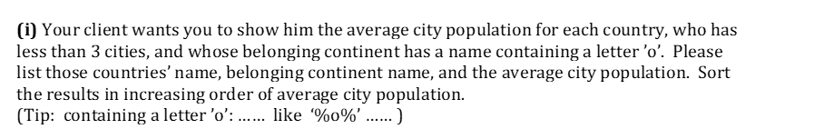 Solved (i) Your client wants you to show him the average | Chegg.com