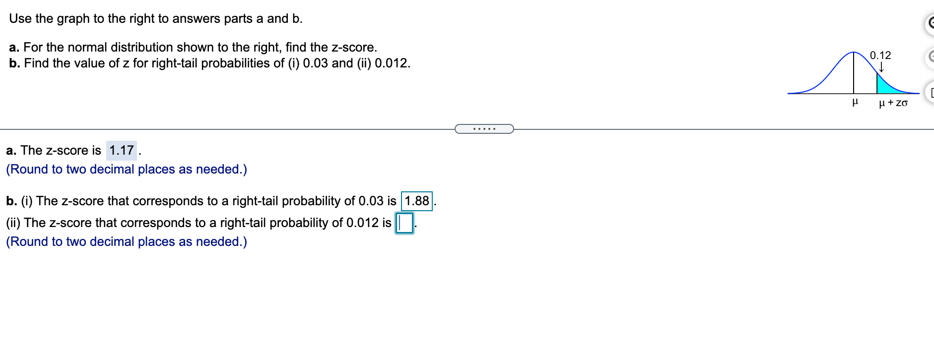 Solved Use the graph to the right to answers parts a and b. | Chegg.com