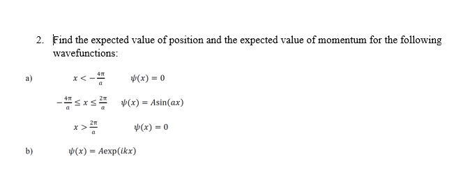 Solved Find the expected value of position and the expected | Chegg.com