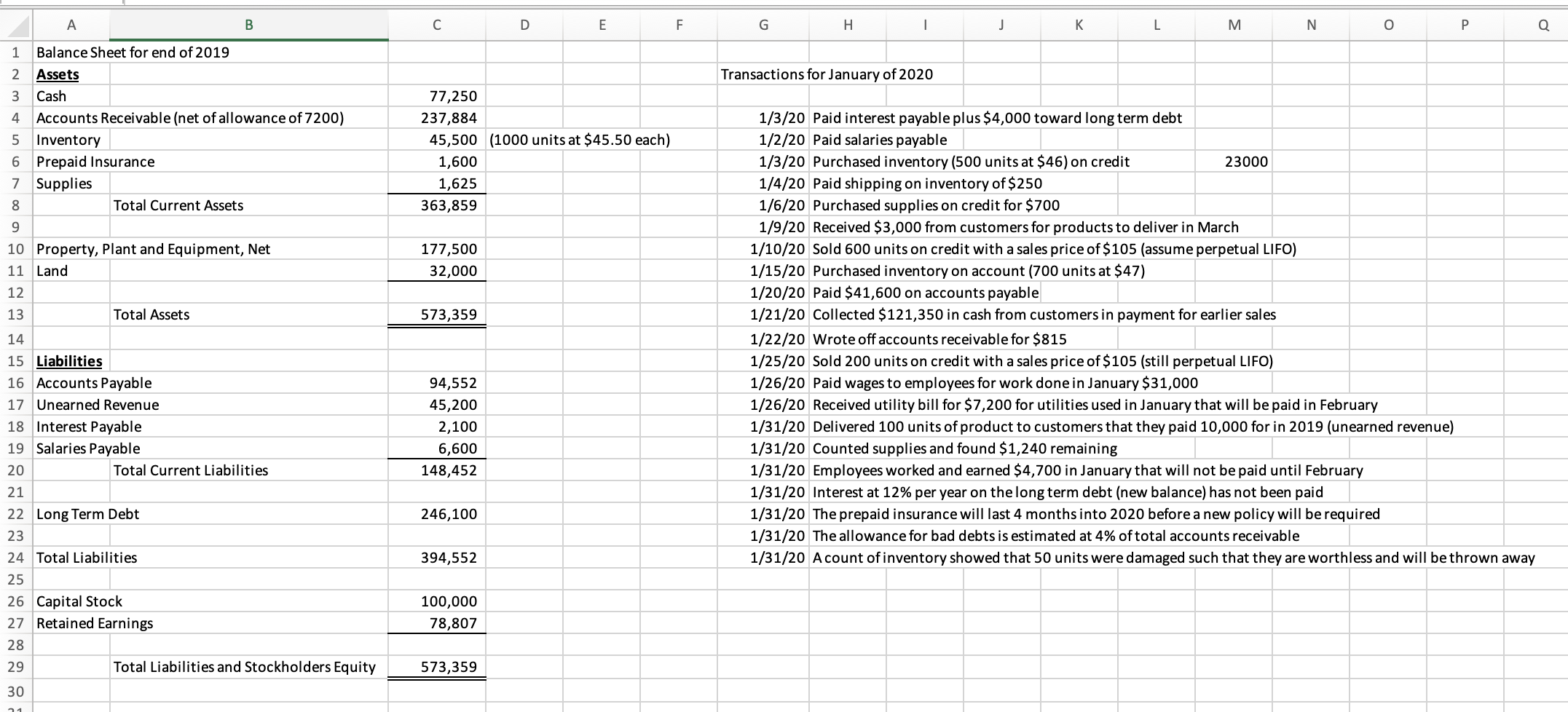 Beginning and Transactions Journal Entries T accounts | Chegg.com