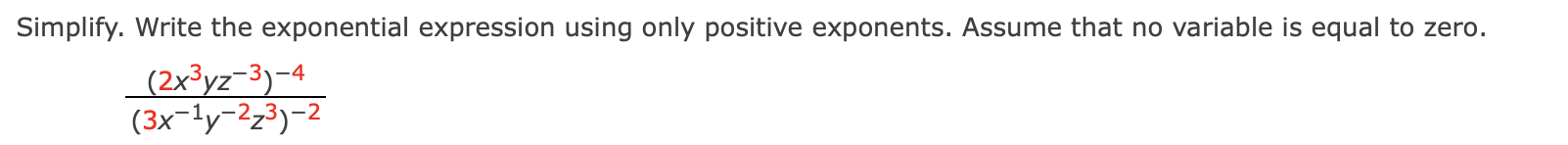 Solved Simplify. Write the exponential expression using only | Chegg.com