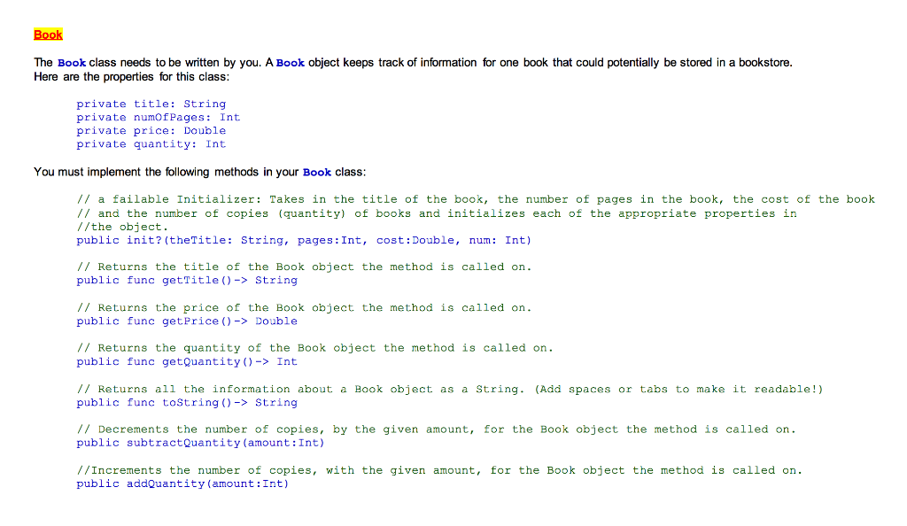 Objective: Leaming how to write a simple class | Chegg.com