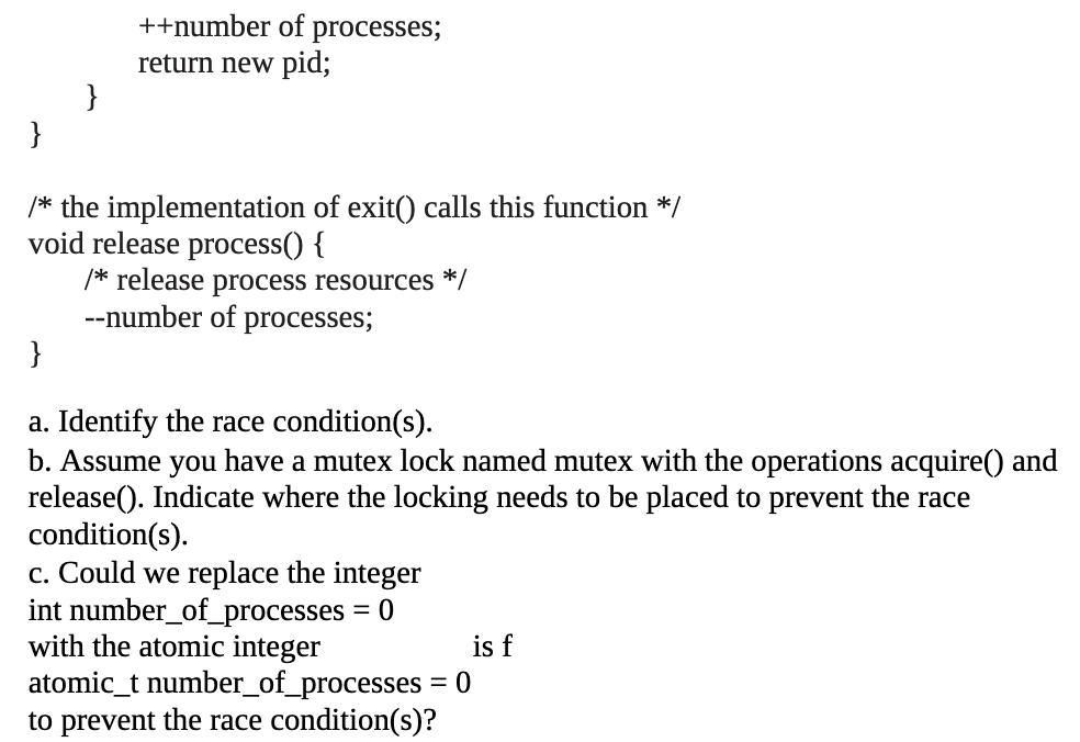 Solved 6.14 (15) Consider the code example for allocating | Chegg.com