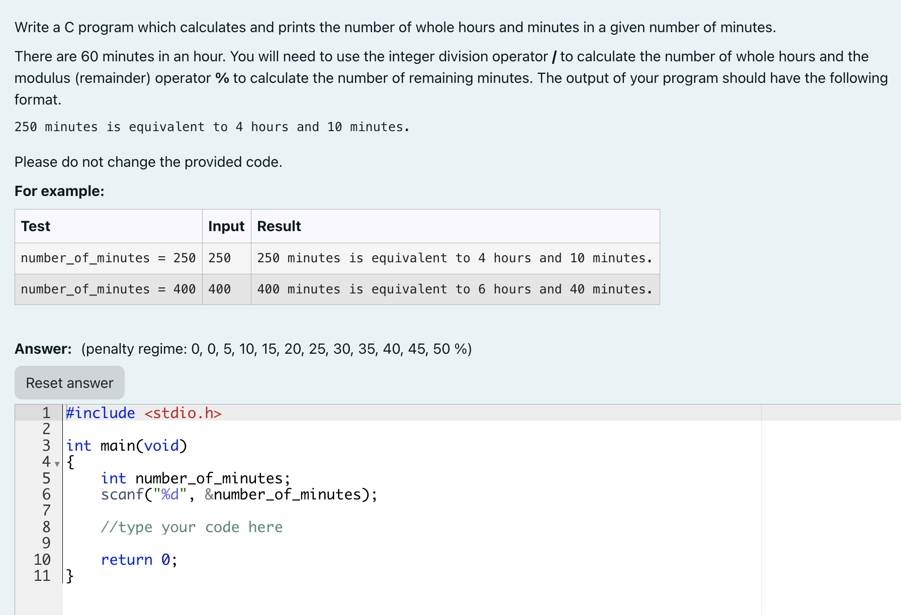 Solved Write a C program which calculates and prints the | Chegg.com
