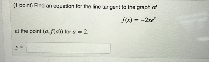 Solved (1 point) Calculate the derivative using the | Chegg.com