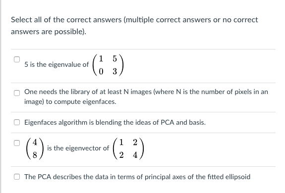 Solved Select all of the correct answers (multiple correct | Chegg.com