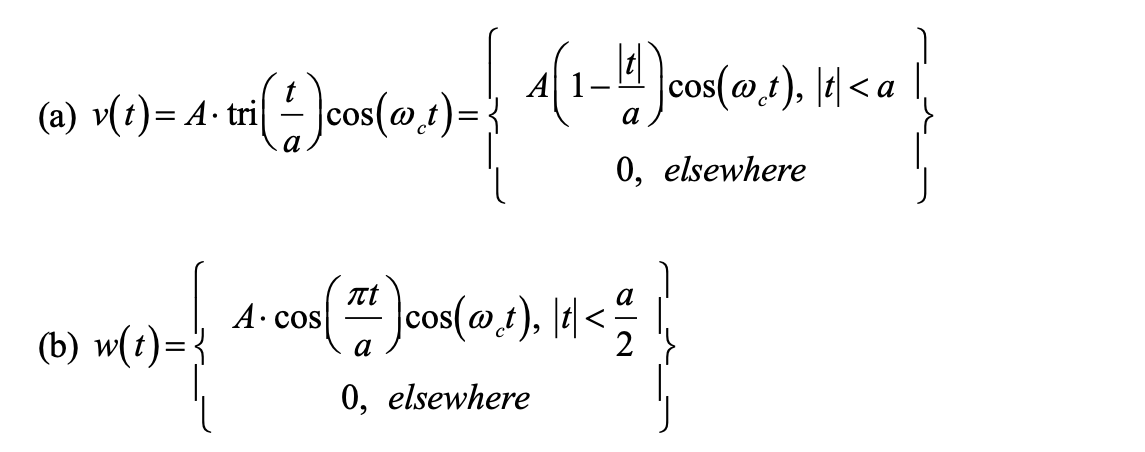 Solved Use the modulation property2 of the Fourier Transform | Chegg.com